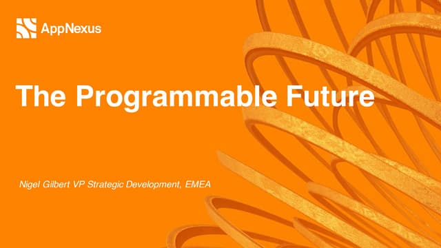 The Programmable Future Ppt