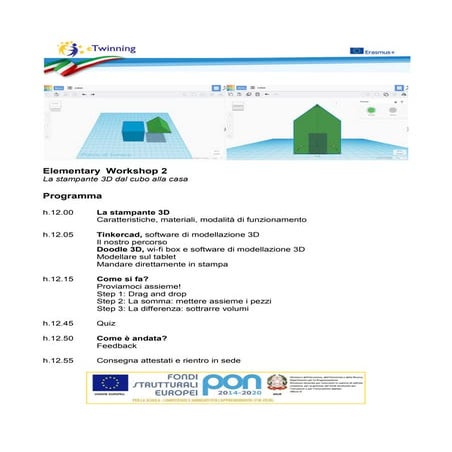 Programma Elementary Workshop 2 | PDF