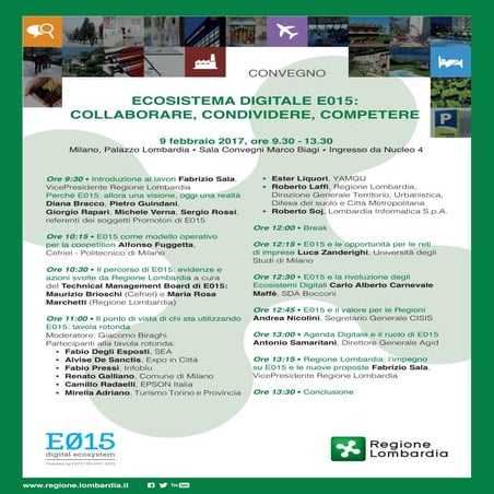 Programma evento e015 | PDF