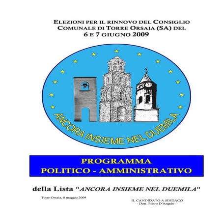 Programma POLITICO AMMINISTRATIVO | PDF