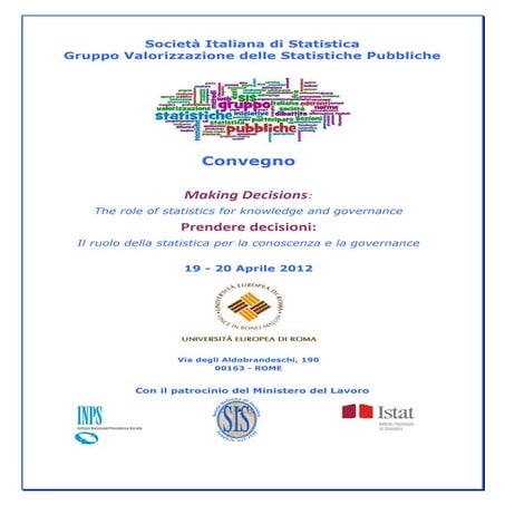 Programma del Convegno SISVSP 2012 | PDF