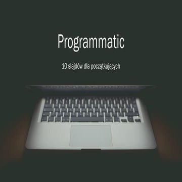 Programmatic 101 [PL] | PDF