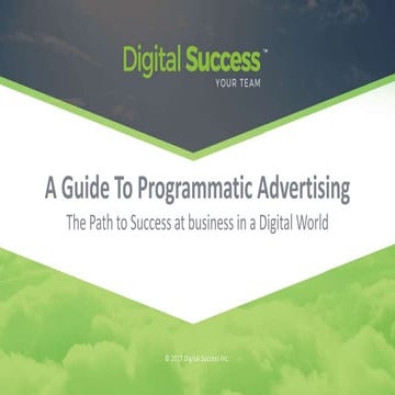 A Guide To Programmatic Advertising | PPTX