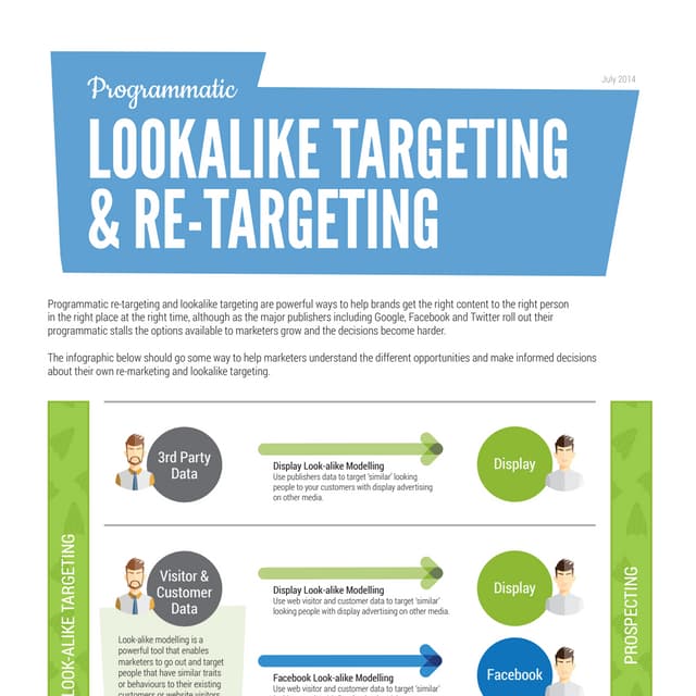 Programmatic: Re-targeting and Look-alike Targeting | PDF