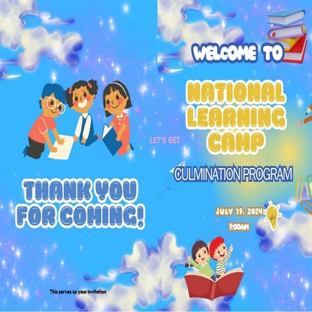 programme for national learning camp 204 | PPT