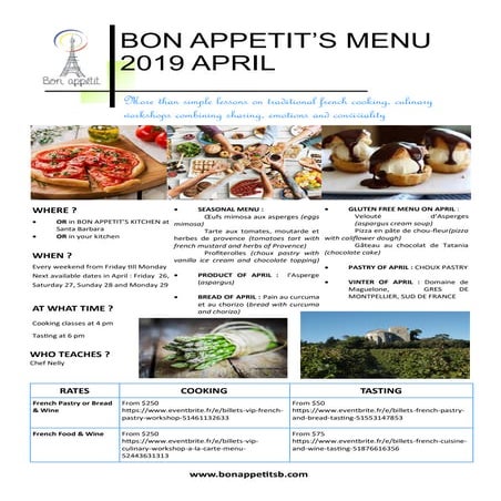 BON APPETIT'S MENU 2019 FEBRUARY | PDF