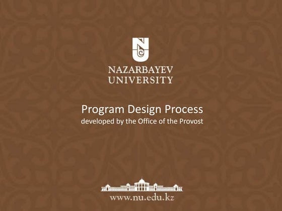 Annual Program Monitoring @ NU | PPT