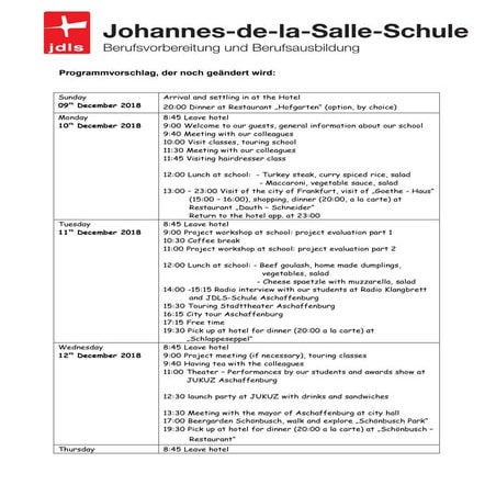 Programme final | DOC