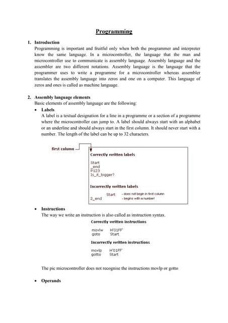 Assembler directives and basic steps ALP of 8086 | PDF