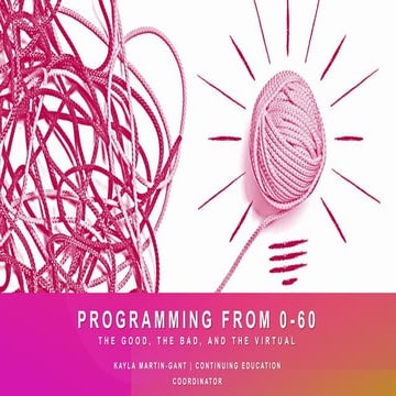 Library Programming 101 Ppt