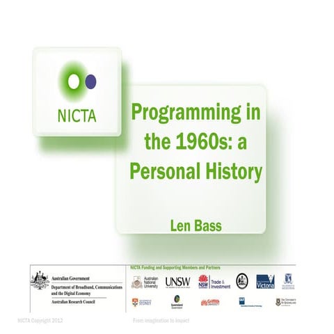 Programming in the 1960s | PDF