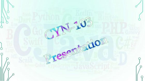 Presentation On Programming Languages Ppt Web Design And Html Internet