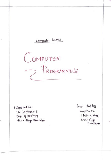 20DCE096_prac1.pdf | Programming Languages | Computing