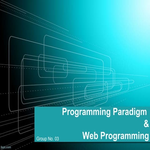 Programming Paradigm And Web Programming Ppt 7647