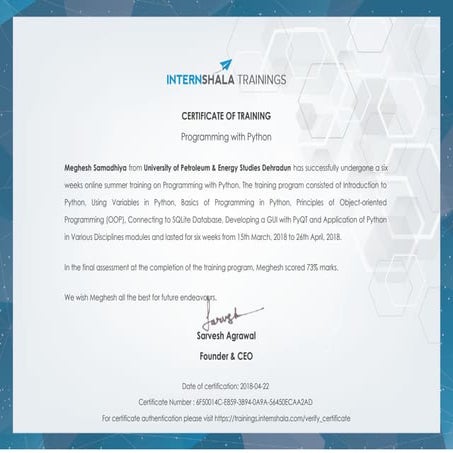 Programming with Python Training | PDF