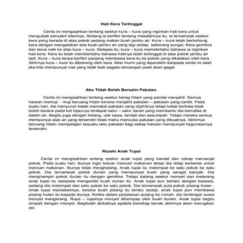 Program nilam (sinopsis) | DOCX