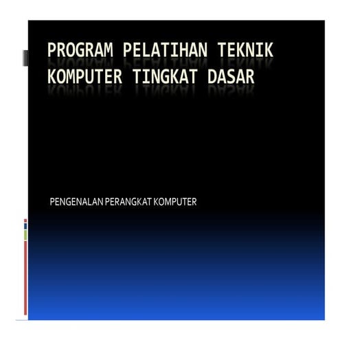 Video Pelatihan Dasar | PDF