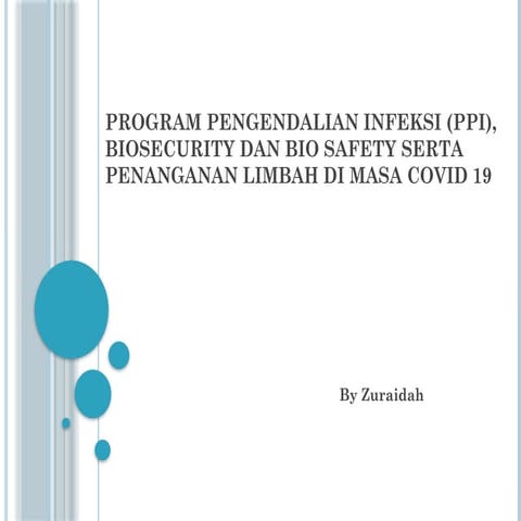 Program Pengendalian Infeksi (PPI) Kebidananpptx | PPTX