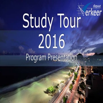 Program presentation study tour 2016 | PPTX