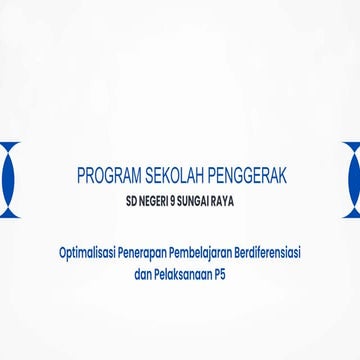 Program Sekolah Penggerak | PPTX