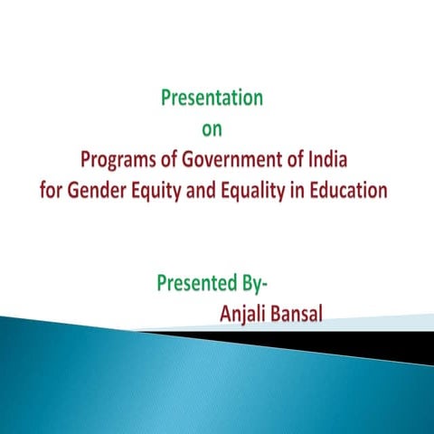 Programs of government of india | PPT