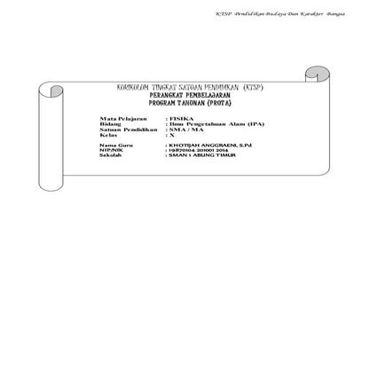 Program tahunan | PDF