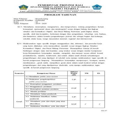 Program tahunan | DOC