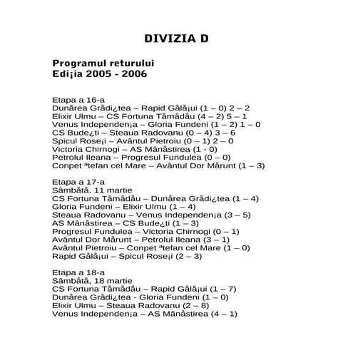 Programul returului | PDF