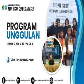 Program Unggulan Humas tahun pelajaran 2024/2025 | PPTX