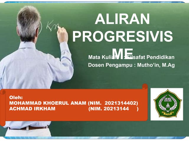 FILSAFAT_PROGRESIVISME_Presentase.pptx