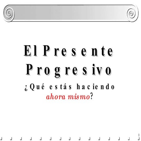 Present Progressive | PPT
