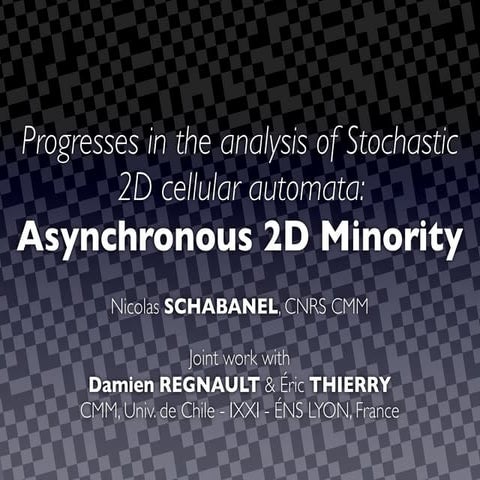 Progresses In The Analysis Of Stochastic 2d Cellular Automata 4016