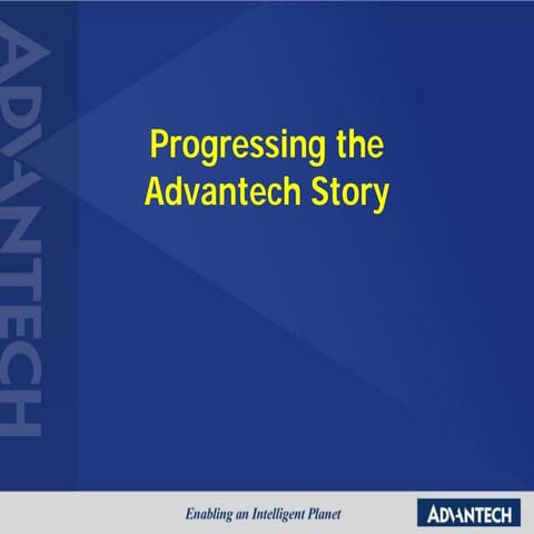 Advantech's Progression Story | PDF