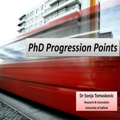 PhD Progression Points | PPT