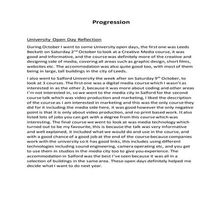 Progression work (1) | DOCX