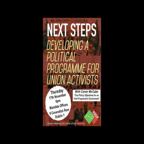 Developing a Political Programme for Union Activists | PPTX