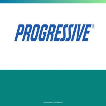 Progressive 3.0.pptx | Motor Insurance | Insurance