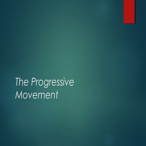 Progressive era ppt | PPT