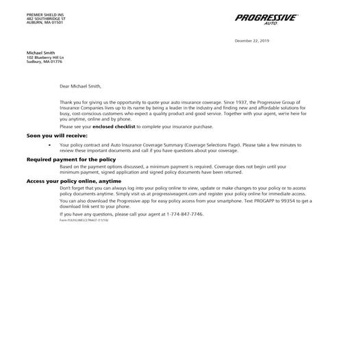 Sudbury Massachusetts Progressive Insurance Quotes Example Land Rover ...