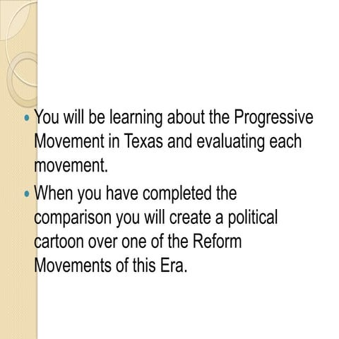 Progressive Movement | PPTX | Politics