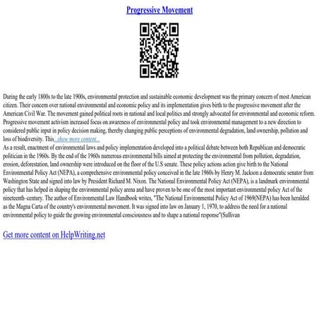 Progressive Era | PDF
