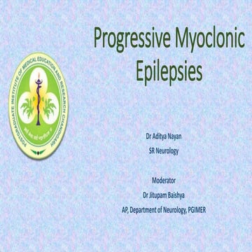 Progressive Myoclonic Epilepsies.pptx | Brain and Nervous System ...