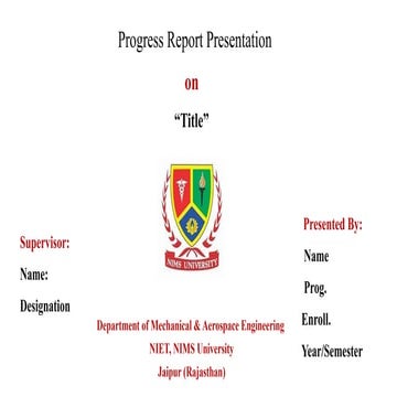 Progress Report Presentation PPT Template.pptx