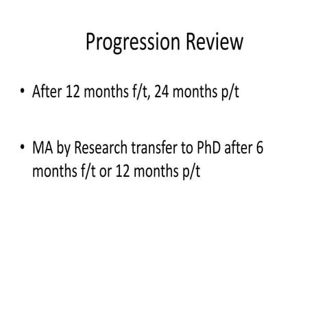 Progression (RD2 form) | PPTX