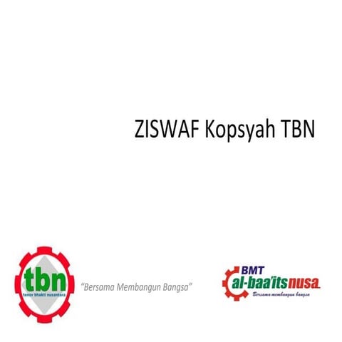Prog Taskin Ziswaf Tbn | PPT