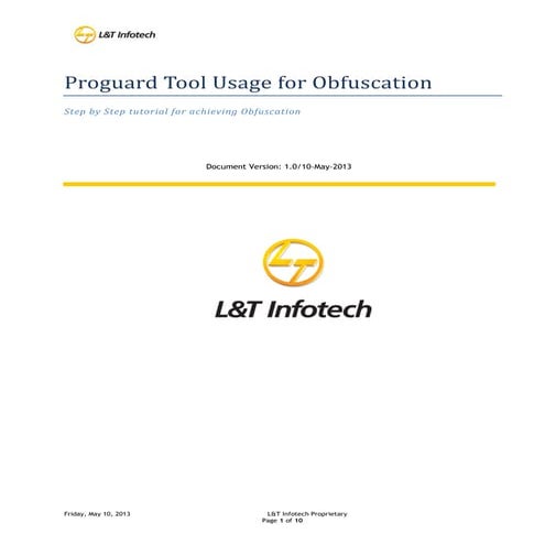 ProGuard Code Obfuscation | PDF | Programming Languages | Computing