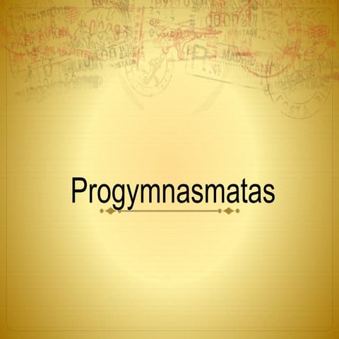 Progymnasmatas | PPTX