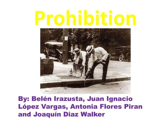 Prohibition | PPT