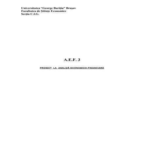 Proiect 3 aef | PDF