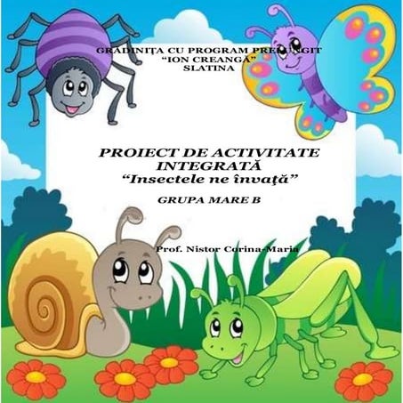 Proiect activitate integrata_insectele_ne_invata omida | DOCX